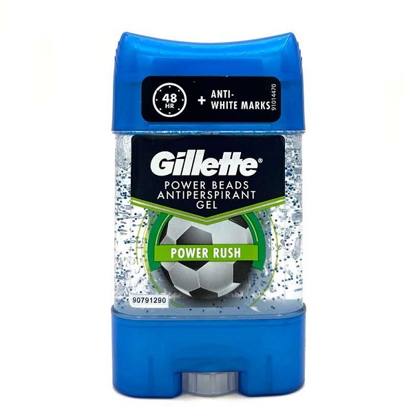 مام ژله ای دانه دار ژیلت مدل Power Rush حجم 75 میل - رزامین